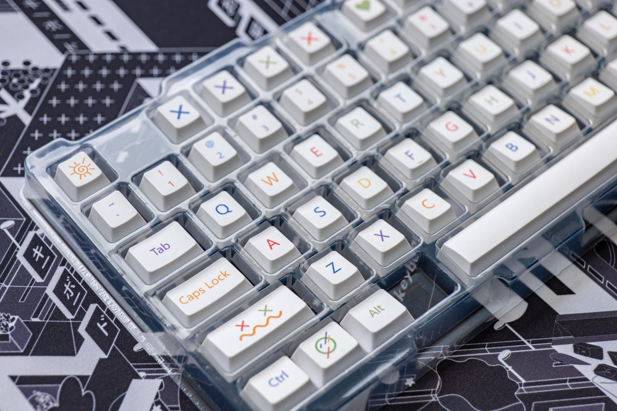 GenesisPC Color Pen Themed Keycaps