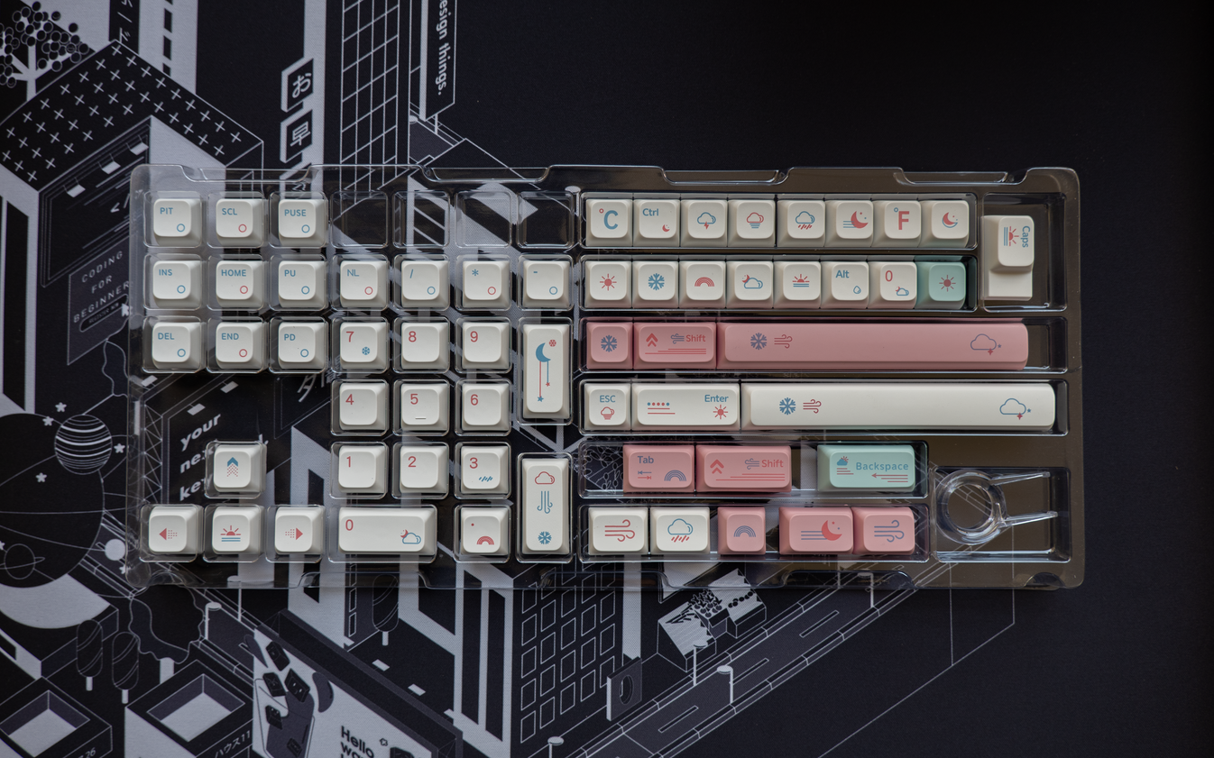 GenesisPC Weather Theme Keycaps