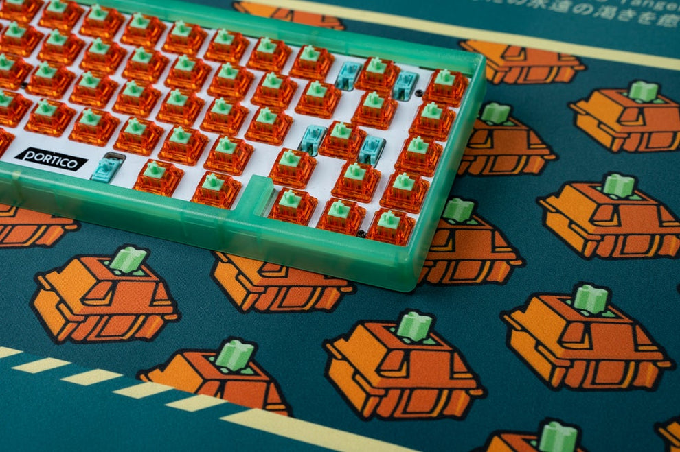 C³EQUALZ X TKC DARK GREEN TANGERINE SWITCHES – GenesisPC